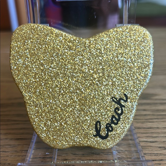 Coach | Accessories | Coach Glittering Gold Butterfly Mirror | Poshmark